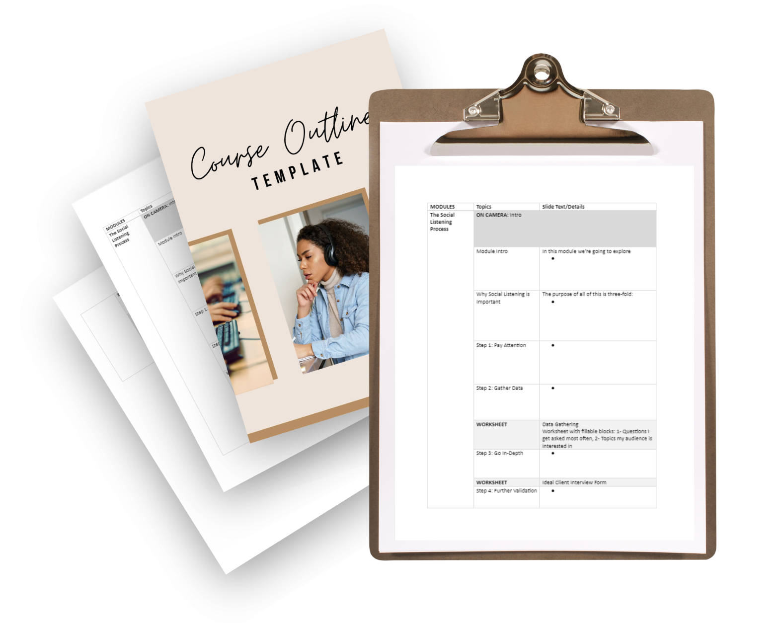 Freebie Course Outline – Course Hustle